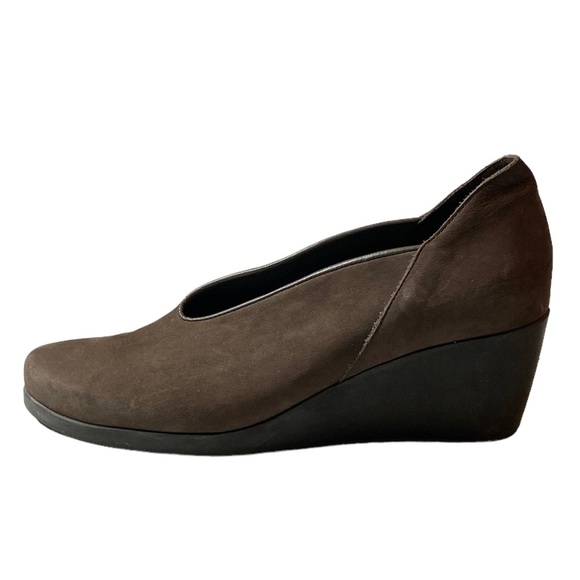 Arche | Shoes | Arche Joni Wedge Slip On Brown Suede Size 9 | Poshmark